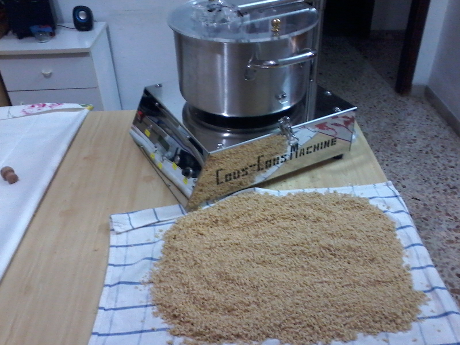 cous-cous machine - crowdfunding