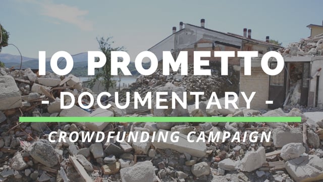 Io prometto - I promise - crowdfunding