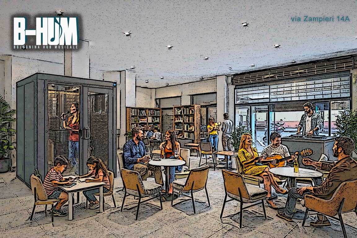 B-HUM - Bolognina Hub Musicale - crowdfunding